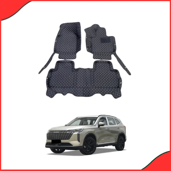 Haval H6 7D Floor Mats (2021–2024) – Black Model, Waterproof & Custom ...